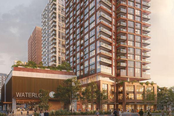 Over-station development at Waterloo Metro on exhibition with major ...