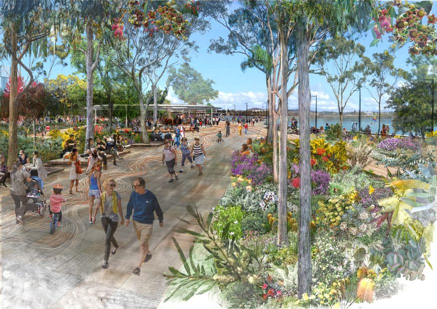 Canberra waterfront set to be transformed into urban park | Landscape ...