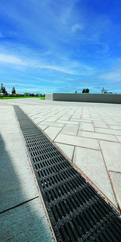Commercial Channel drainage system by Allproof | ArchitectureAu