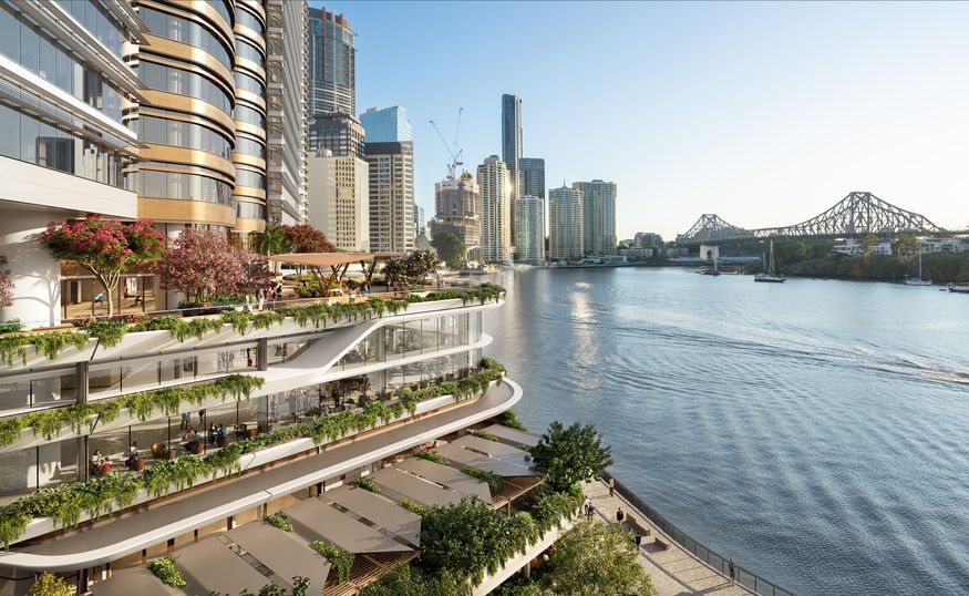 Dual towers to rise from Brisbane riverfront | ArchitectureAu