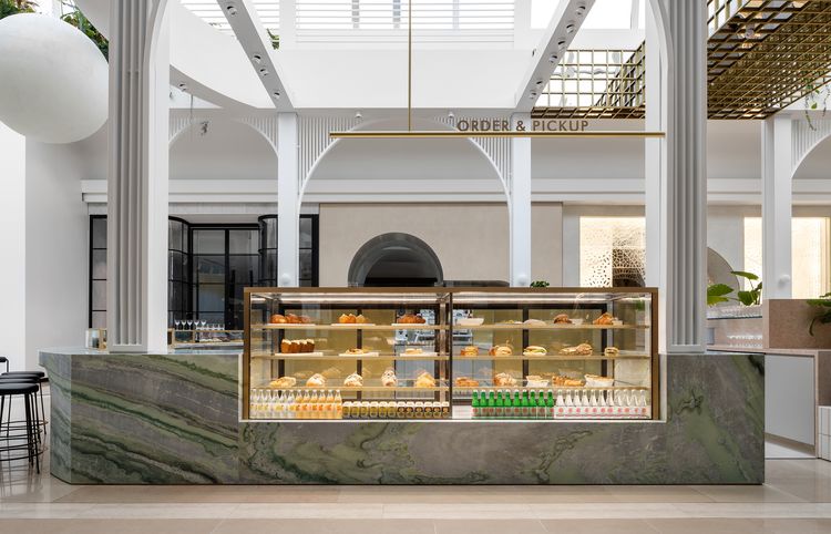 A textural oasis: Au79 Cafe Chadstone | ArchitectureAu