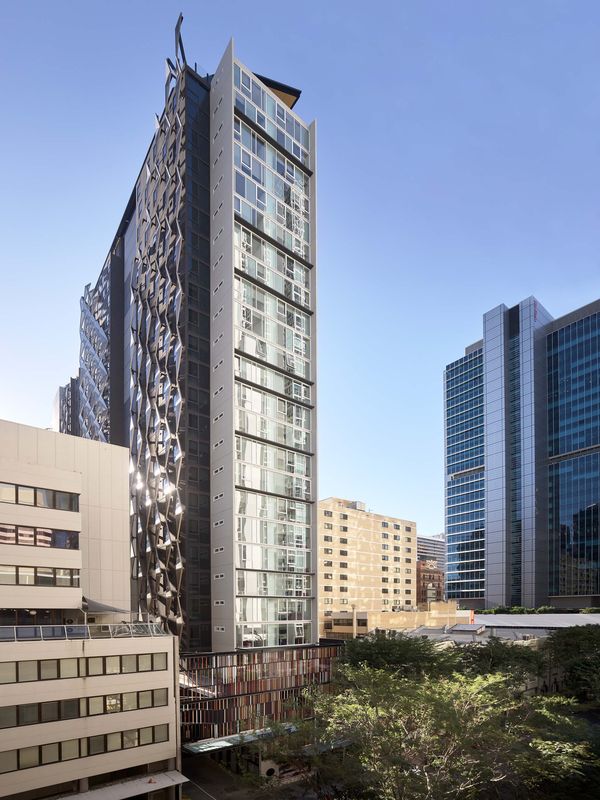 Student housing towers revive historic Brisbane arcade | ArchitectureAu