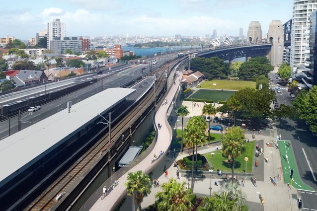 Designs shortlisted for Sydney Harbour Bridge cycle ramp | ArchitectureAu