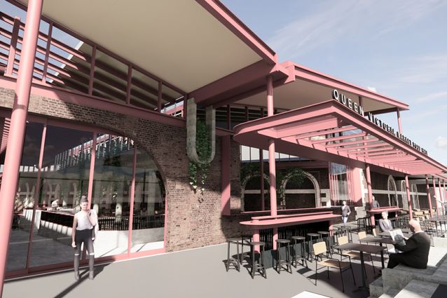 New food hall for Melbourne’s Queen Victoria Market | ArchitectureAu