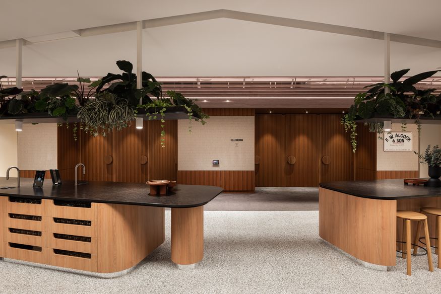 Terrazzo brings texture and warmth to a flagship fit-out | ArchitectureAu