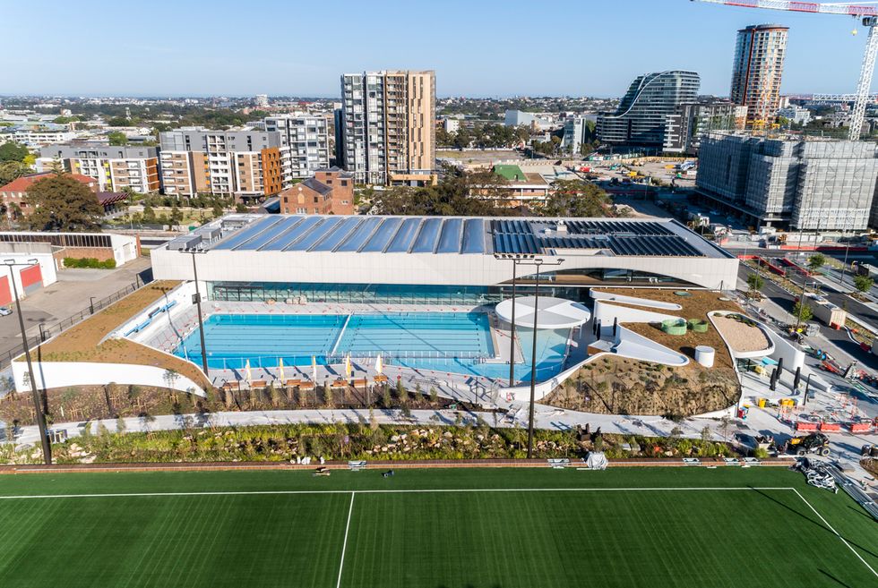 Aquatic centre modelled on ocean rock pools opens in Green Square ...