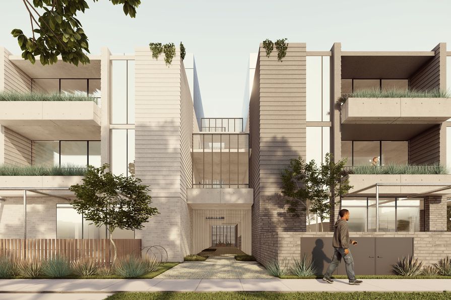 JCB-designed social housing complex approved | ArchitectureAU
