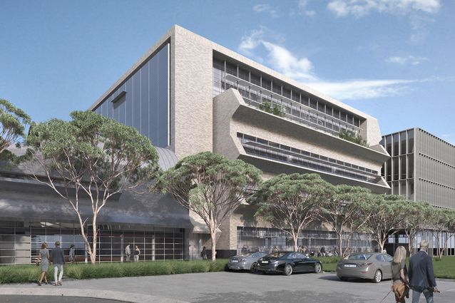 Smart Design Studio’s next curved brick office building | ArchitectureAu