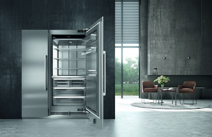 Monolith integrated side-by-side refrigerators by Liebherr | ArchitectureAu