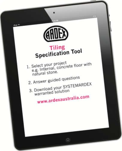 New specification tool from Ardex Australia | ArchitectureAu