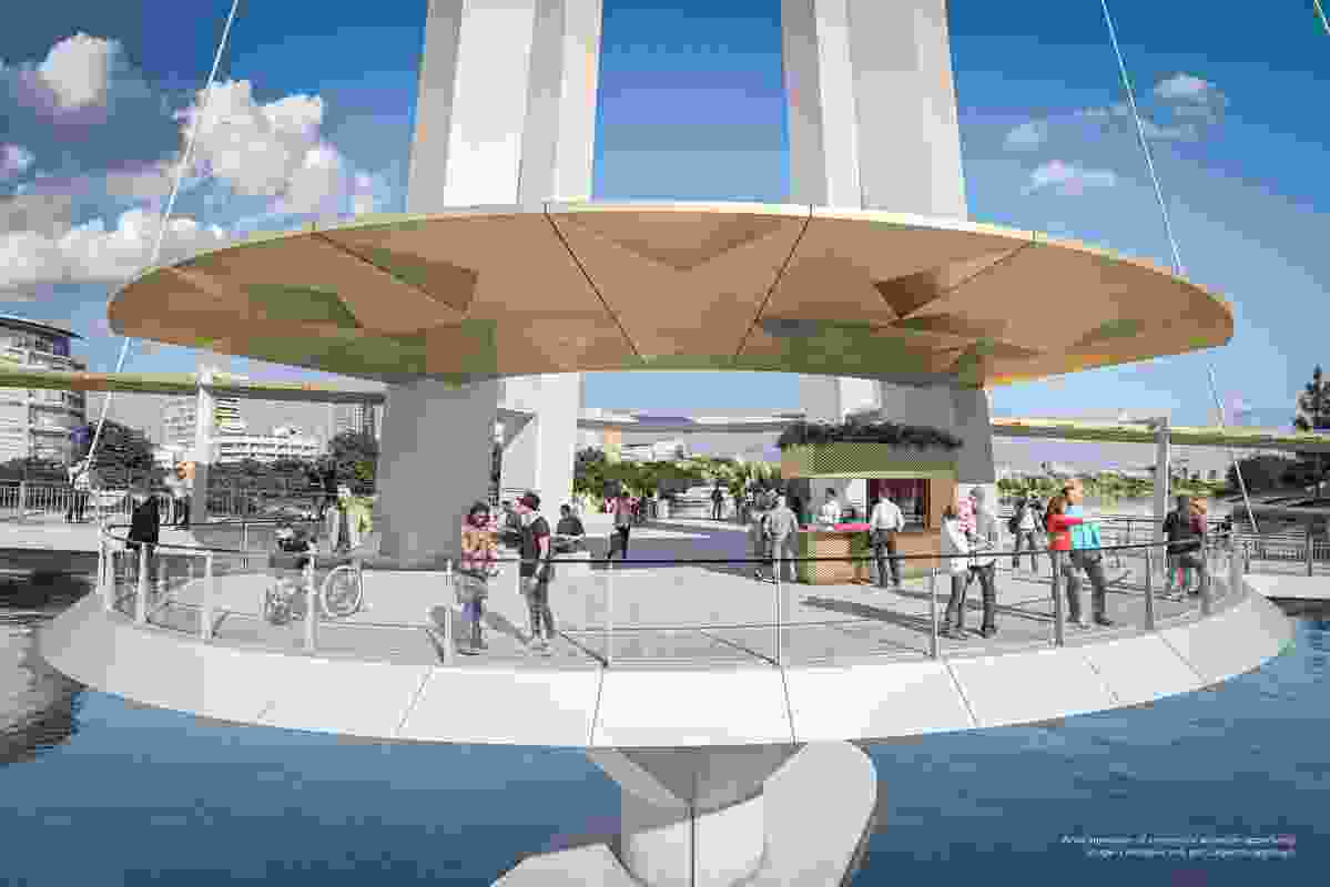 Design team appointed for Kangaroo Point bridge | ArchitectureAu