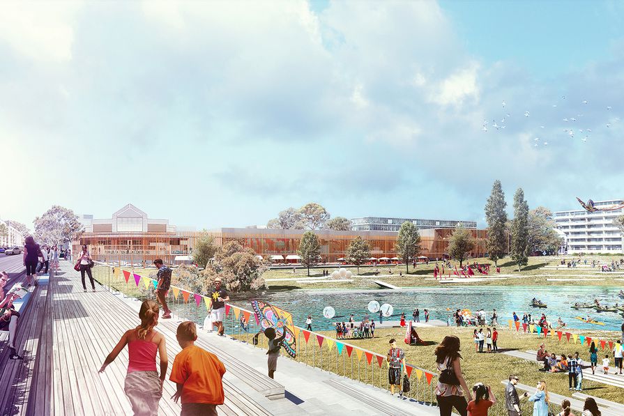 Down by the river: Downtown Q 2025 ideas competition | ArchitectureAU