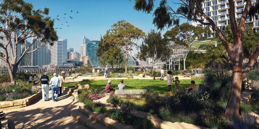 Harbourside public domain designs released | Landscape Australia