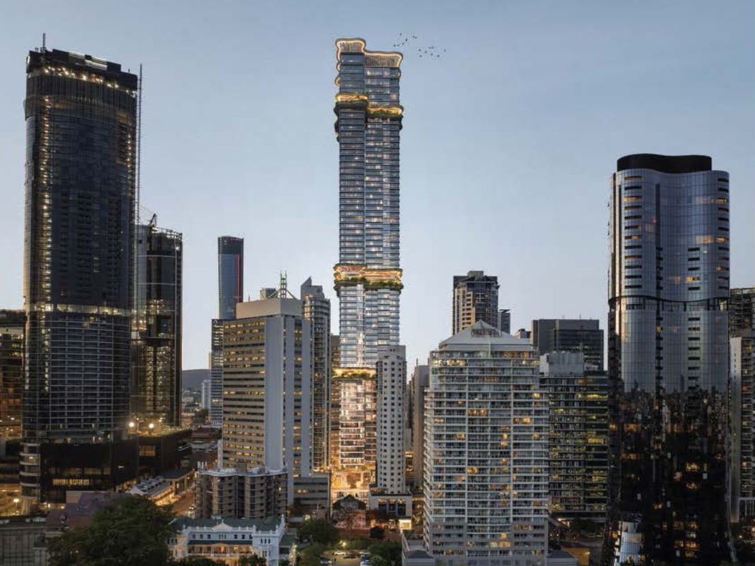 Nature-inspired tower proposed in Brisbane's CBD | ArchitectureAu