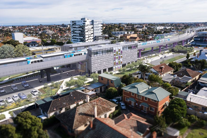 Two more Melbourne station designs unveiled | ArchitectureAu