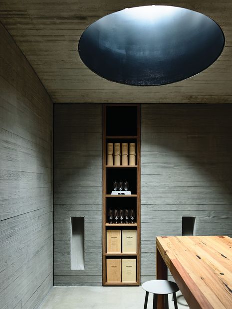 Spatial negative: Tarrawarra Estate Cellar Door | ArchitectureAu