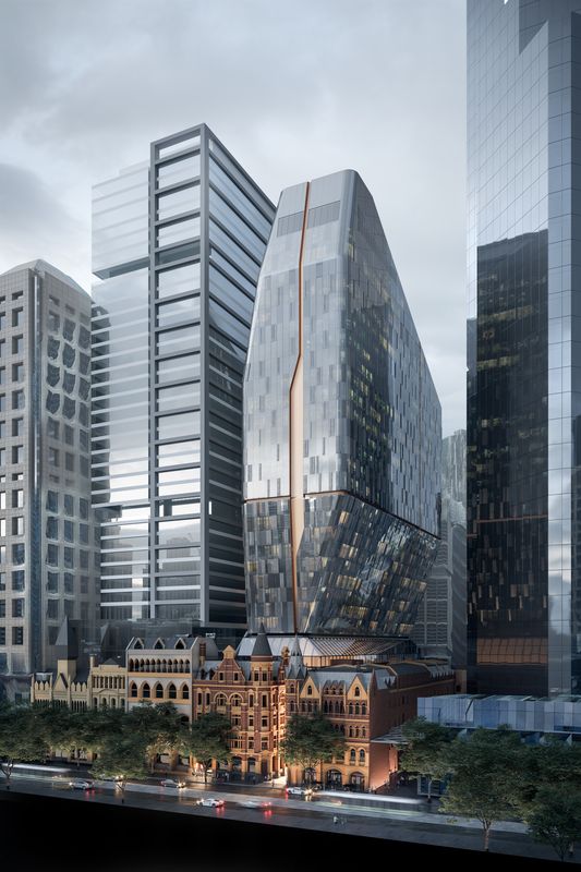 A $276 million tower proposed above Melbourne heritage buildings ...