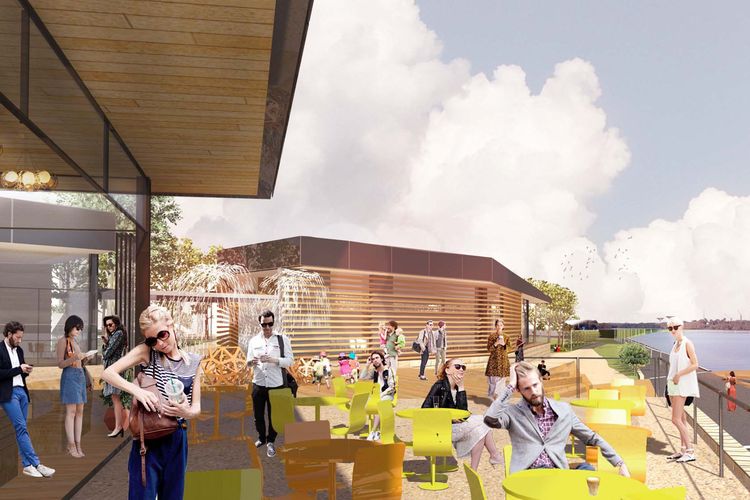 Rhodes Connection precinct design | ArchitectureAu