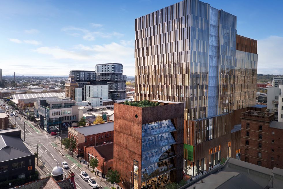 John Wardle Architects-designed 12-storey Collingwood office tower ...
