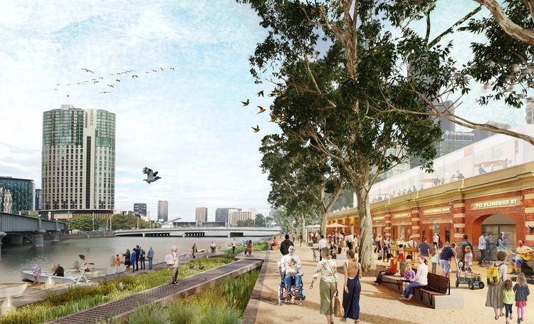 Design ideas unveiled for Melbourne’s Greenline | Landscape Australia