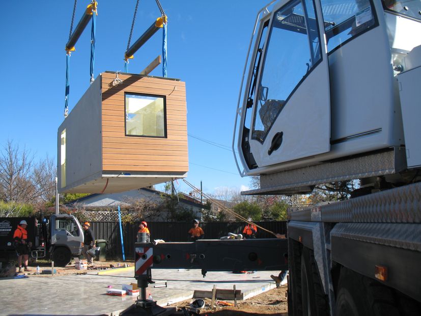 Precast concrete bathroom modules by Strine Environments | ArchitectureAu