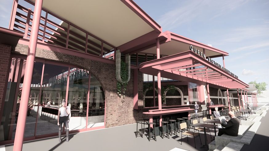New food hall for Melbourne’s Queen Victoria Market | ArchitectureAu