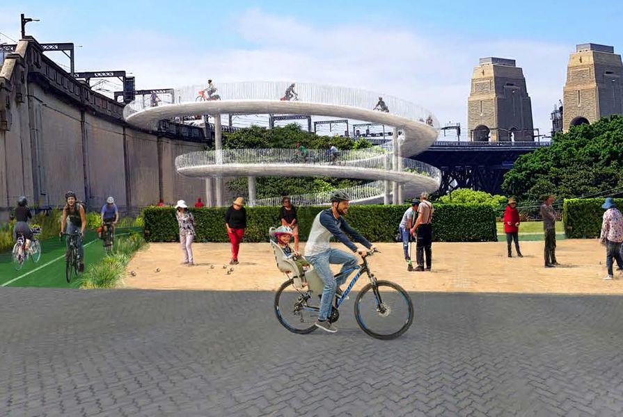 Sydney Harbour Bridge cycle ramp proposal falls flat | ArchitectureAu