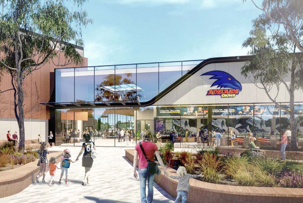 Designs released for Adelaide Football Club grounds in Thebarton ...