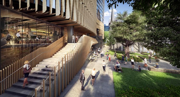 Construction begins on Cox Architecture’s Wesley Place tower ...