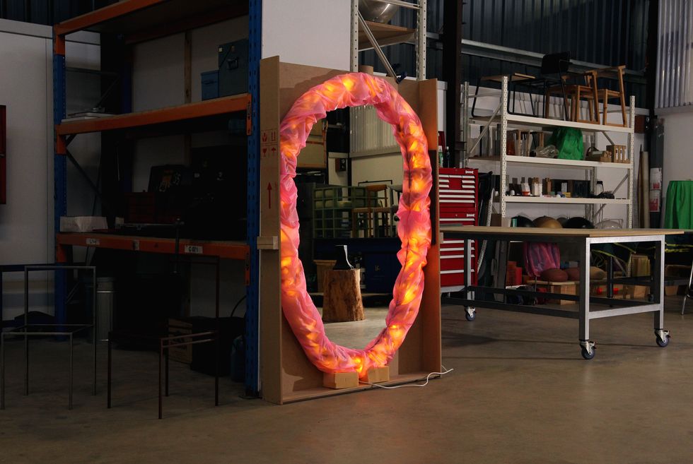 Death and Life: Dean Toepfer turns parachutes into mirrors and lights ...