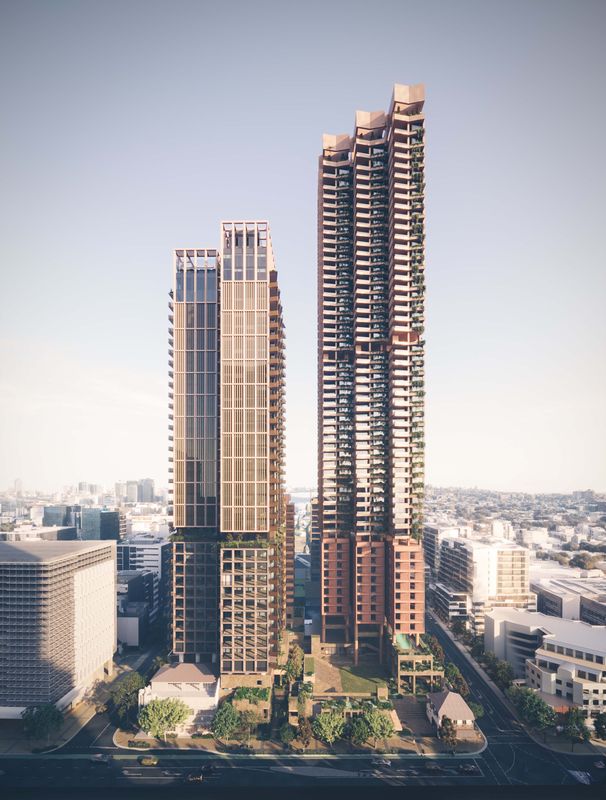 Fifty-storey tower development proposed for South Brisbane | ArchitectureAu