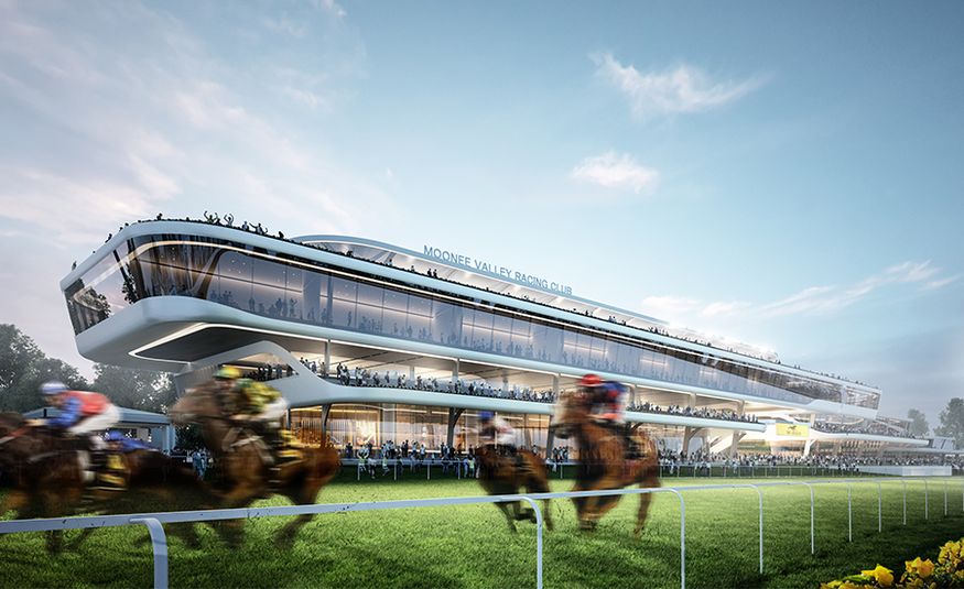 Cox Architecture-designed grandstand to transform famous racecourse ...