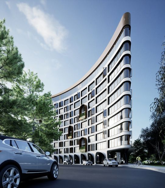 Canberra tower complex designed around central courtyard | ArchitectureAu
