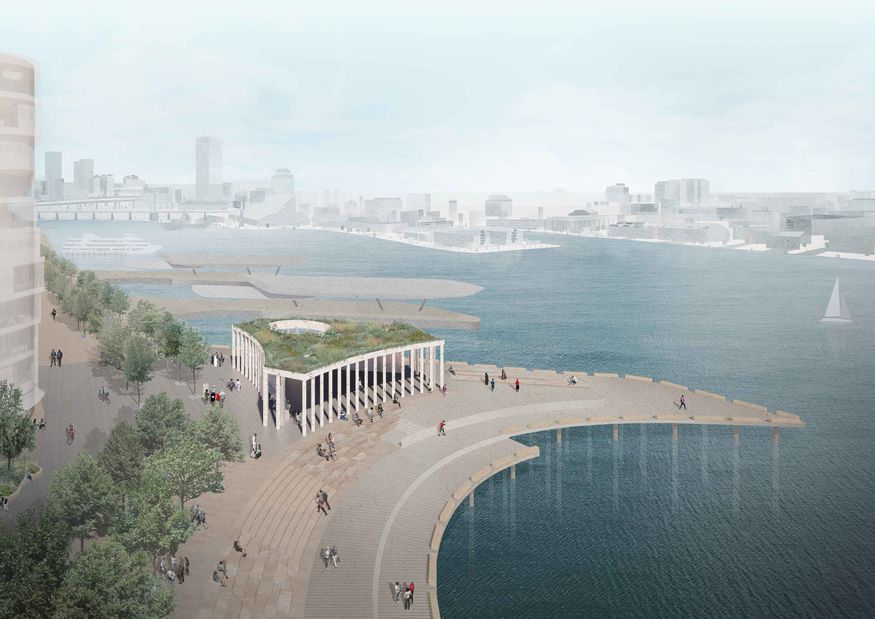 Pavilion made with oyster shells wins Barangaroo design competition ...