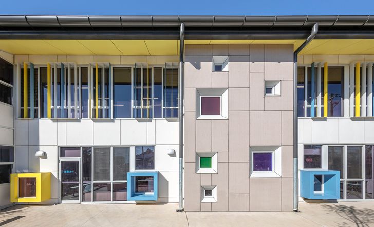 PTW Architects’ colourful Penrith Public School completed | ArchitectureAu