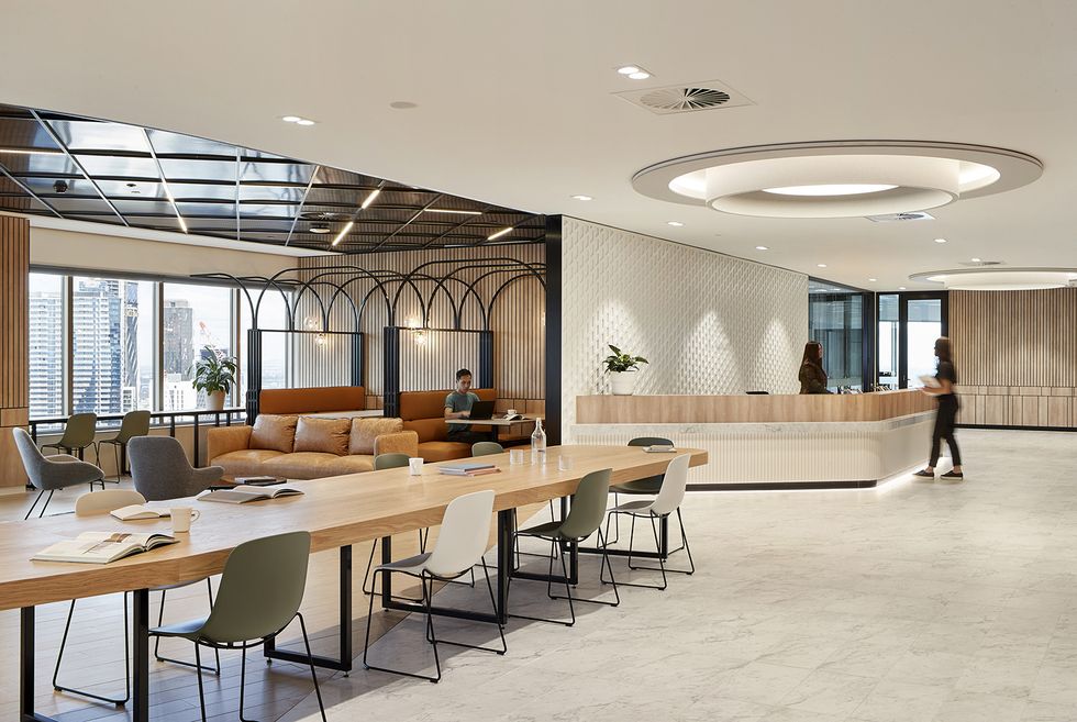 Global Financial Client Workplace by Greenbox Architecture | ArchitectureAu
