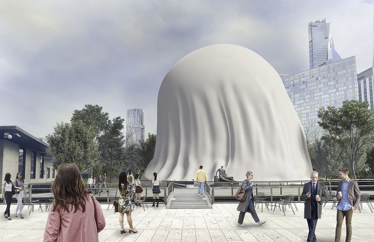 Giant balloon wins 2023 NGV Architecture Commission | ArchitectureAu