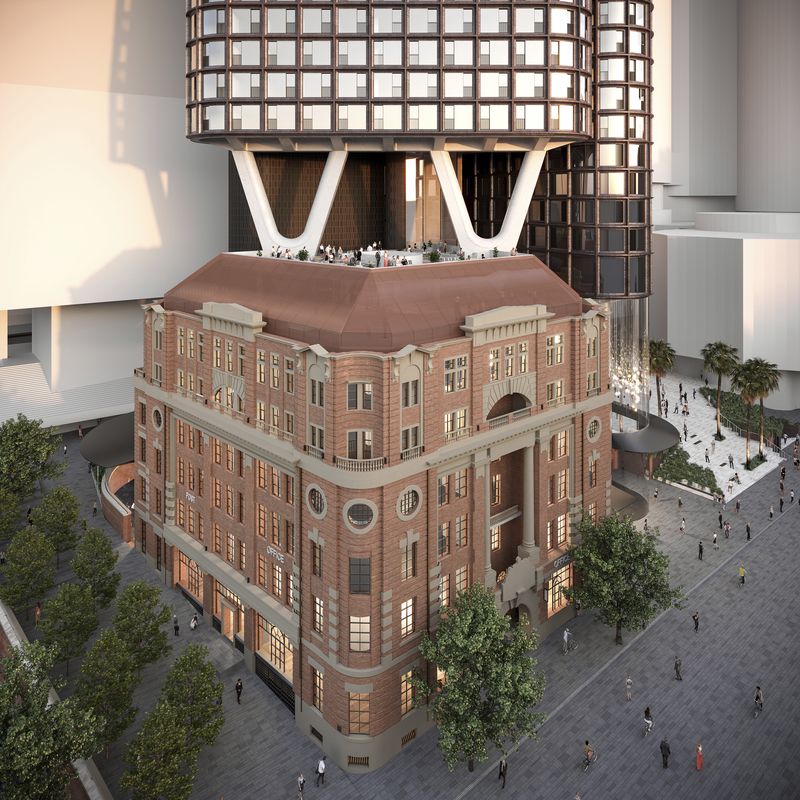 ‘Pill-shaped’ building cluster proposed for central Sydney | ArchitectureAu
