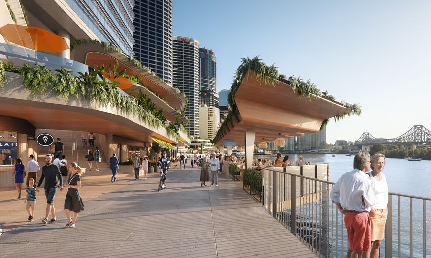 ‘Over-scaled’ Waterfront Brisbane development approved | ArchitectureAu