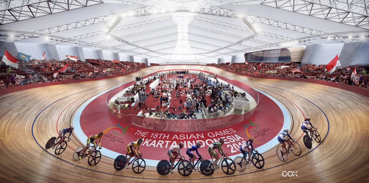 Cox Architecture designs $51m Jakarta velodrome | ArchitectureAu