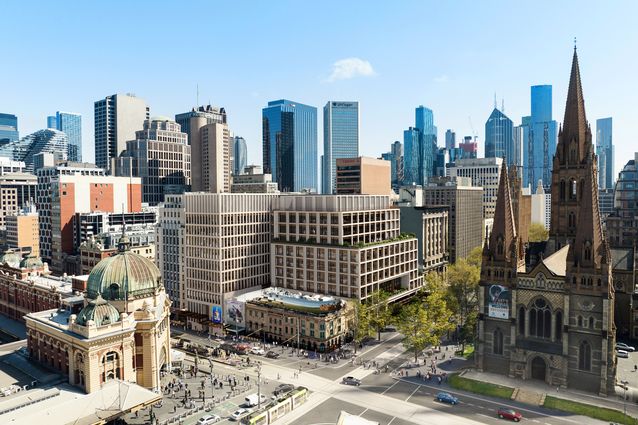 Office building above Melbourne’s Town Hall Station approved ...