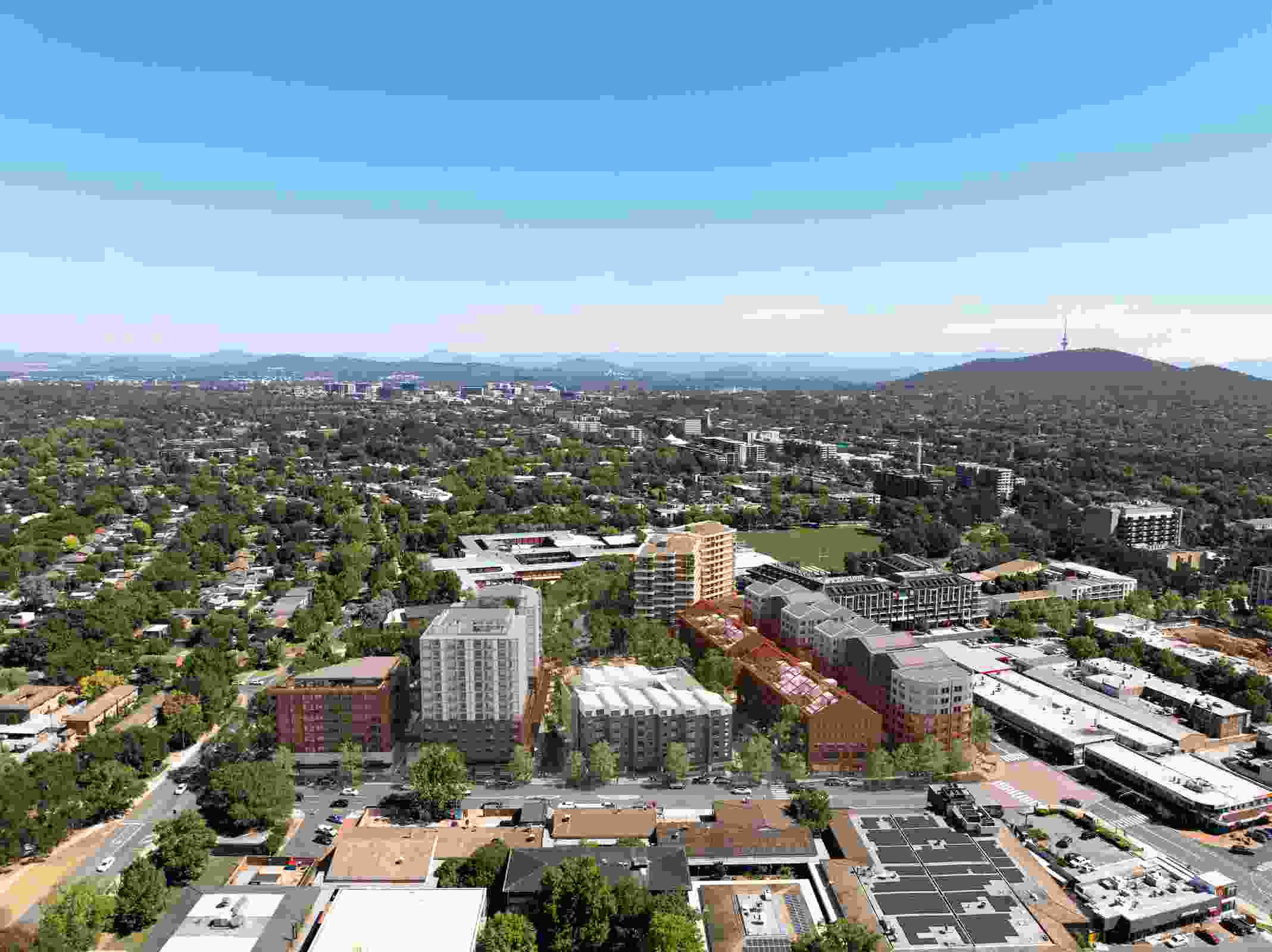 Seven-building mixed-use development proposed in Canberra | ArchitectureAu