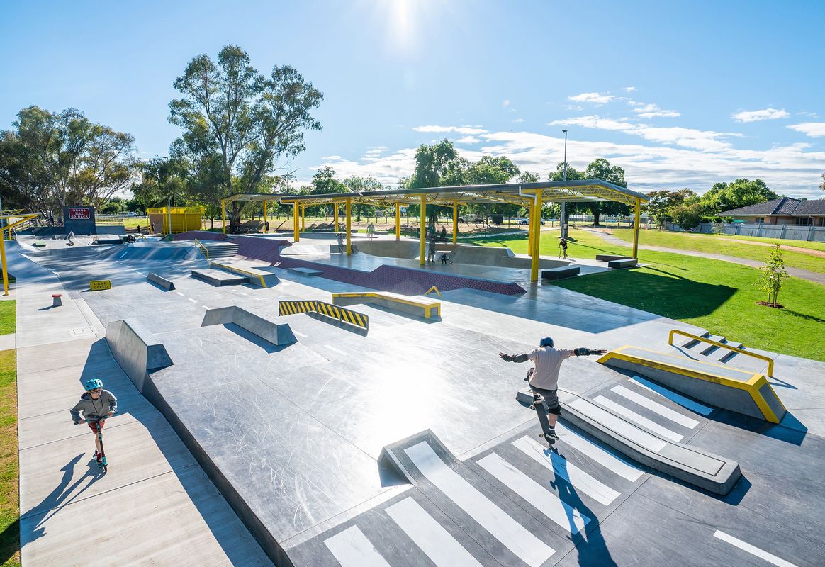 Albury Skatepark by Playce | ArchitectureAu