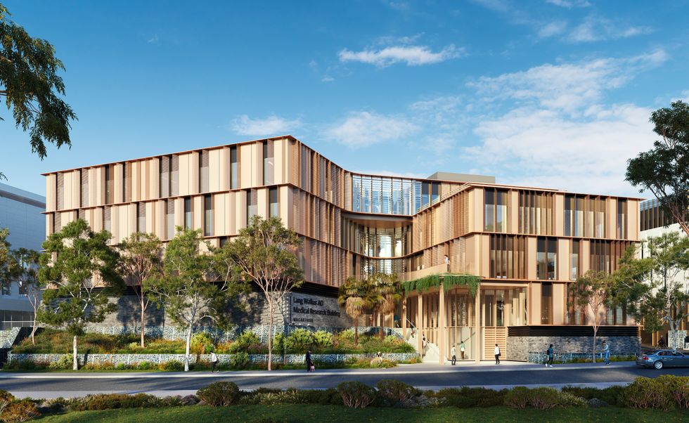 Design of medical research centre composed of ‘a series of twisted ...