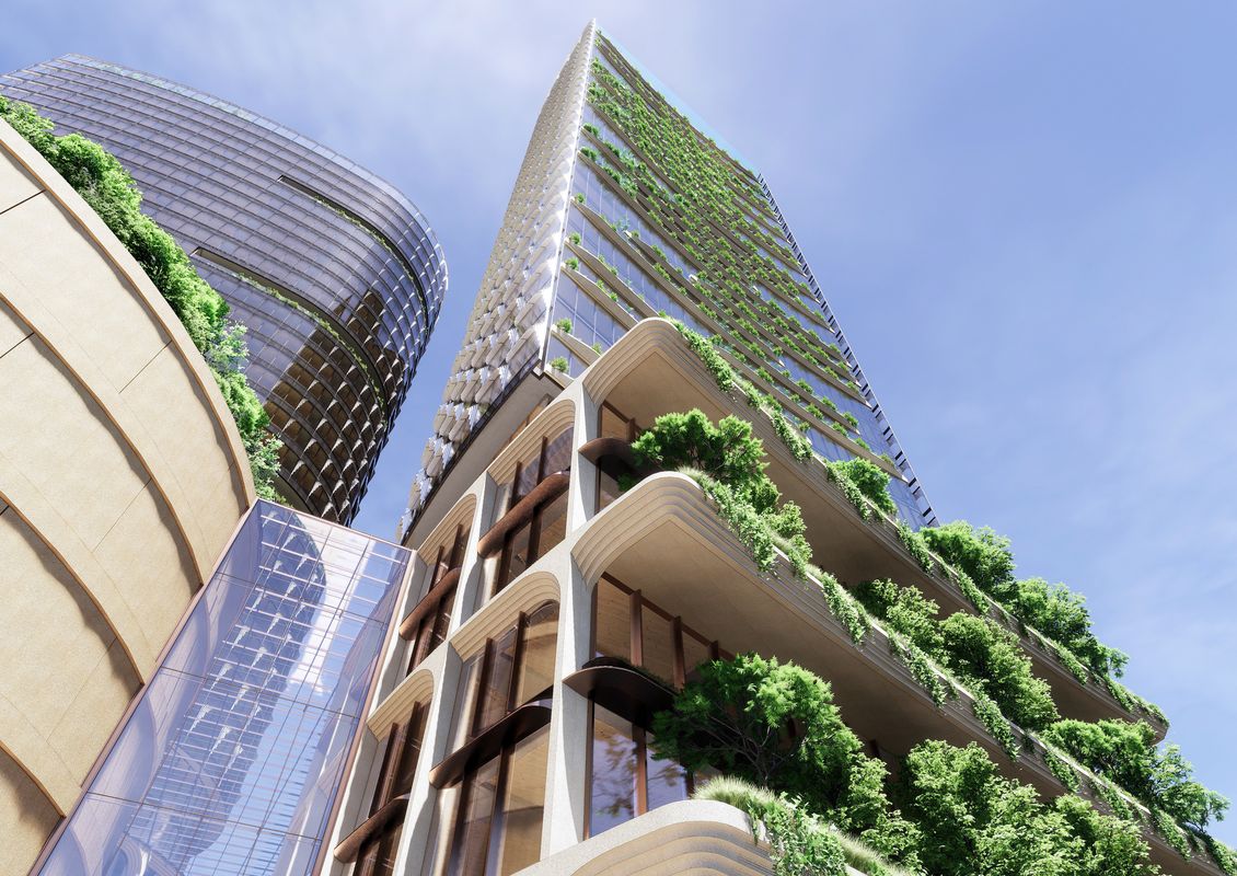 Sculptural towers proposed for Sydney's tech hub | ArchitectureAu