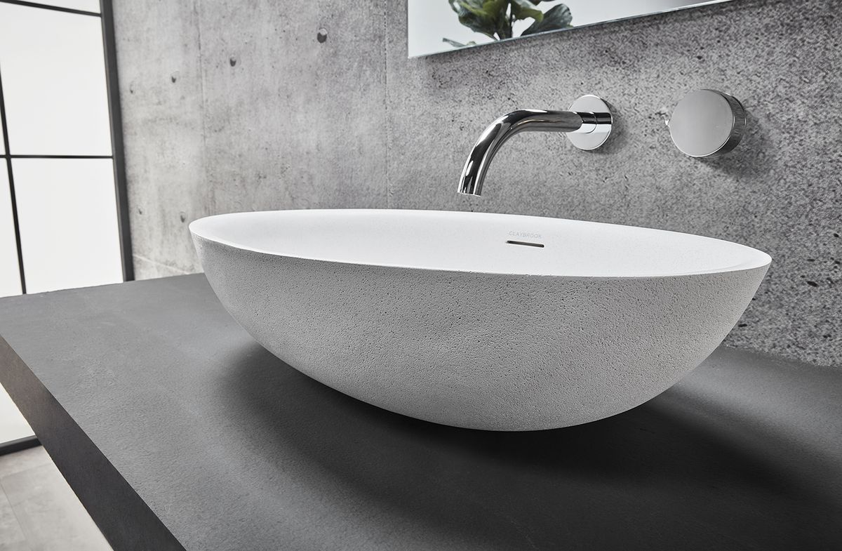 Rogerseller brings stone and recycled marble Claybrook bathware to ...
