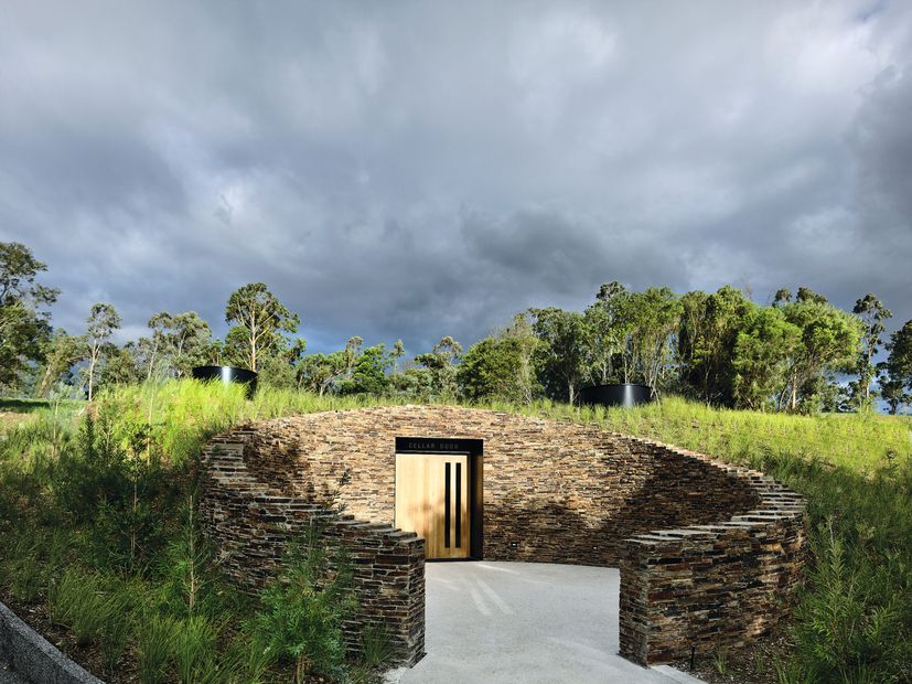 Spatial negative: Tarrawarra Estate Cellar Door | ArchitectureAu