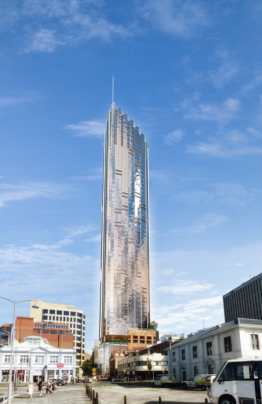 Proposed Hobart skyscraper soars to 180 metres in updated designs ...