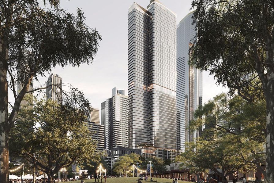 Sixty-seven-storey housing tower approved in Melbourne CBD | ArchitectureAu