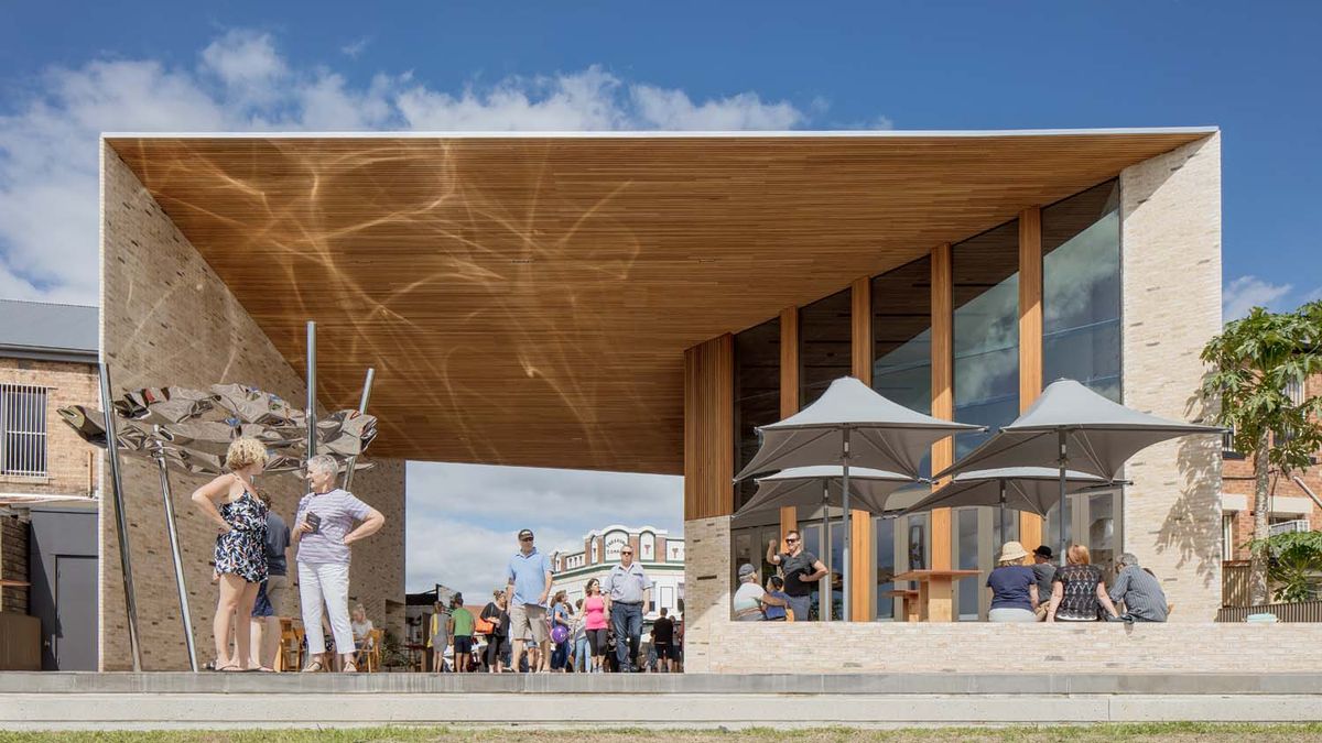 CHROFI’s grand arch for Maitland opens | ArchitectureAu